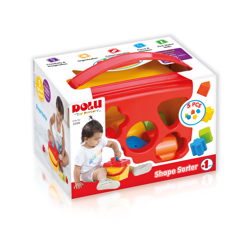 DOLU NEW SHAPE SORTER BUCKET - Souq Al Toys