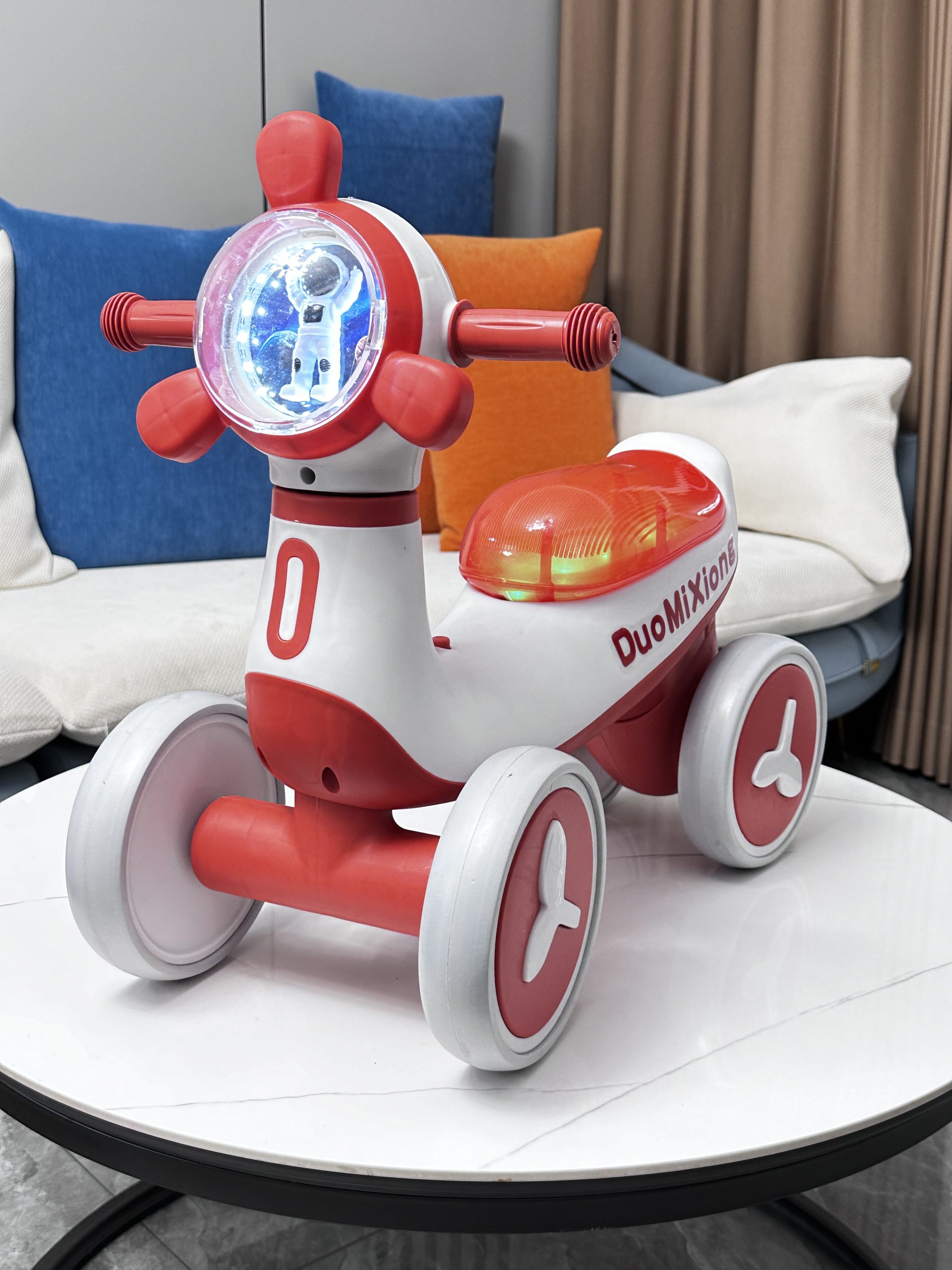 SMART BALANCE BIKE WITH LIGHT AND SOUND -RED – Souq Al Toys
